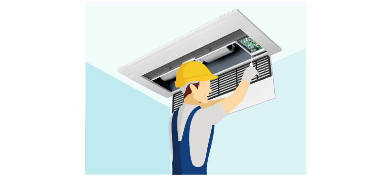 Ceiling Ducted Type (High/Low Static Pressure) - ORTUS HVAC